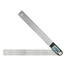 HOLEX Digitaler Winkelmesser 200 mm | mit Feststellschraube und Datenausgang, 453430 (453430 200)