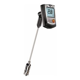 testo T2 Stick Temperaturmessgerät mit Edelstahl-Sonde und Displaybeleuchtung, 0560 9056)