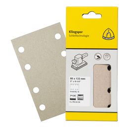 Klingspor PS 33 CK Streifen kletthaftend, 70 x 125 mm Korn 120 ohne Loch, SB-verpackt im Reiter (360213)