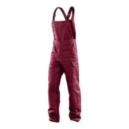 K&Uuml;BLER WORKWEAR K&uuml;bler ORGANiQ Latzhose 3248 bordeaux Gr&ouml;&szlig;e 118 ; K&uuml;bler Workwear (32481414-58-118)