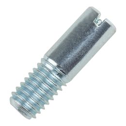 DIN 427/ISO 2342 Schaftschraube M6x20 Stahl 14H galvanisch verzinkt Schlitz m. Kegelkuppe ; Industrial Quality Supplies (004270100060020)
