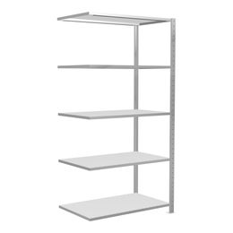 Schulte Anbauregal Steckregal MULTIplus150 2000 x 1000 x 600 mm 5 Fachb&ouml;den Kreuzstrebe RAL 7035 lichtgrau ; SCHULTE LAGERTECHNIK (32665)