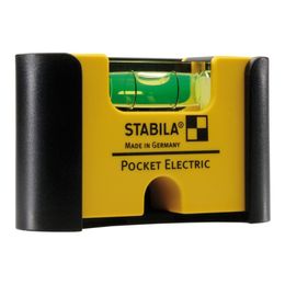 Stabila Mini-Wasserwaage + SB Karte Pocket Electric+Clip (18115)
