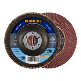 Rhodius PROline LSA F1 Fächerschleifscheibe 115 x 22,23 mm K120 (202848)