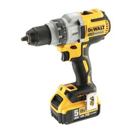 Dewalt DCD991P2-QW Bohrschrauber (BL) 18 V /5 Ah bürstenloser Motor inkl .2x G-Akku (18 Volt /5 Ah) + Schnellladegerät im TSTAK Box II mit LED-Licht und Gürtelclip)
