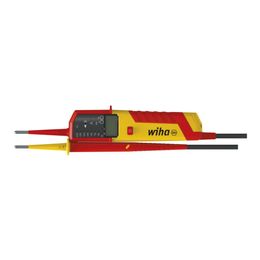 wiha Spannungs- und Durchgangsprüfer 12 – 1.000 V AC, CAT IV inkl. 2x AAA-Batterien (44319)