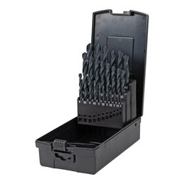 STIER DIN 338 Spiralbohrer-Set in Kassette, HSS-R, 1 - 13 mm, 25-teilig (902552)