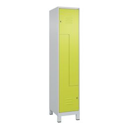 C+P Z-Spind, Classic PLUS, F&uuml;&szlig;e, 2 F&auml;cher, 1950x400x500mm, 7035/0024 Verschluss Zylinderschloss ; C + P M&ouml;belsysteme (080013-122|S10025)