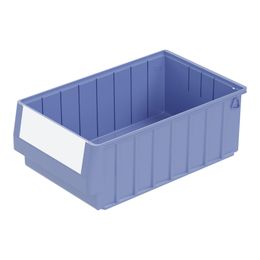 Bito Regalkasten RK Set RK4214, 400 x B234 H140 mm, taubenblau, inklusive Etikett (1438)