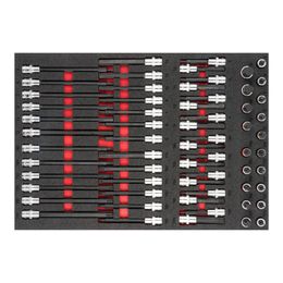 Vigor Schraubendreher-Einsatz-Sortiment V6809 Anzahl Werkzeuge: 62)