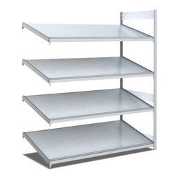 Bito Bereitstellregal schräg L1308xH2000xT824 mm, Anbaufeld verzinkt (52971)