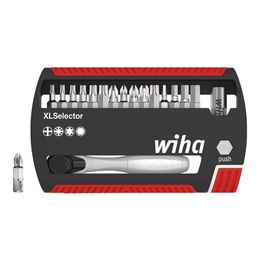 Bit Set XLSelector Standard 25 mm gemischt 16-tlg. mit Bitratsche 1/4" C6,3 (36951) ; wiha)