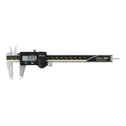 MITUTOYO Digitaler Messschieber mit AOS-System mit rundem Tiefenmaß und Datenausgang, Messbereich: 150 mm (500-158-30)