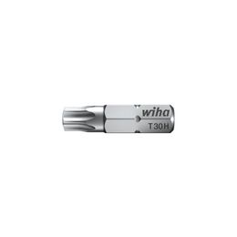 wiha Bit Set Standard 25 mm TORX® Tamper Resistant (mit Bohrung) T30H 2-tlg. 1/4" in Box (38653)