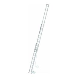 MUNK Aluminium-Seilzugleiter 3-teilig 3 x 16 Sprossen (022316)