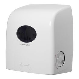 Aquarius Slimroll Handtuchspender, Weiß, 1 x weißer Handtuchrollen-Spender (6953)