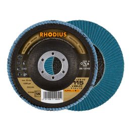 Rhodius ALPHAline LGZ F3 Fächerschleifscheibe 115 x 22,23 mm K120 (210598)