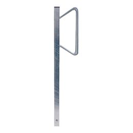Schake Einzelparker zum Einbetonieren, verzinkt Haltebügel 12 mm Rundstahl, Standrohr 40x40 mm, Höhe 500 mm Überflur (421_51)