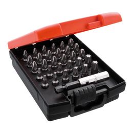 wiha Bit Set Standard 25 mm Pozidriv, TORX® 5xPZ1, 3xPZ2, 1xPZ3, 2xT10, 6xT15, 6xT20, 6xT25, 2xT30, 2xT40 31-tlg. 1/4" (36310)