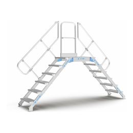 Zarges LM-&Uuml;berstieg 45&deg; 7 Stufen, 800 mm breit, H&ouml;he 1.380 mm (40355946)