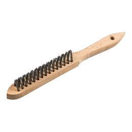 Klingspor BHK 600 Kehlnahtbürste Anzahl Reihen 3, 125 x 25 x 290 mm, Holzgriff 0,35 Stahl (358378)