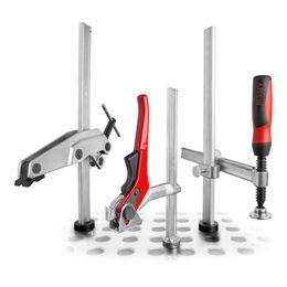 Bessey Spannelement mit fixer Ausladung TW28 300/140 (2K-Kunststoffgriff) (TW28-30-14-2K)
