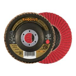 Rhodius TOPline JUMBO SPEED G F&auml;cherschleifscheibe 115 x 22,23 mm K60 (210620)
