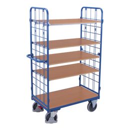 VARIOfit Etagenwagen hoch 850 x 500 mm 5 B&ouml;den 2 W&auml;nde ; Cordes (sw-500.237)