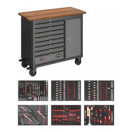 Vigor 1000 Werkbank V5158 Gesamtl&auml;nge: 1091 mm Anzahl Werkzeuge: 375)