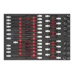 Vigor Schraubendreher-Einsatz-Sortiment V6810 Anzahl Werkzeuge: 58)