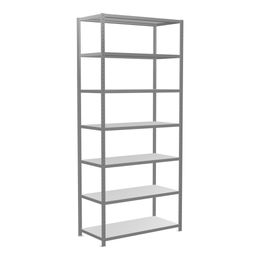 Schulte Grundregal Steckregal MULTIplus250 3000 x 1300 x 600 mm 7 Fachb&ouml;den Kreuzstrebe verzinkt ; SCHULTE LAGERTECHNIK (12962-130)