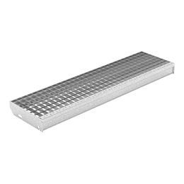 MEA Treppenstufenrost step XSL 30 x 30 mm + TS 20 mm 800 x 270 mm (010117312)