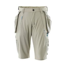 Mascot Shorts mit abnehmbaren H&auml;ngetaschen Handwerkershorts Gr&ouml;&szlig;e C45, hellkhaki (17149-311-55-C45)
