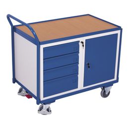 VARIOfit Werkstattwagen mit 1 Ladefläche 1 Schrank und 4 Schubladen ; Cordes (sw-600.606)