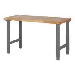 STIER Höhenverstellbarer Werktisch Premium BxTxH 1500x700x790-1140mm (904771)