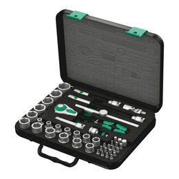 Wera Zyklop Knarrensatz SB2, metrisch, mit Umschalthebel und Verlängerung, 5003594001 (05003594001)