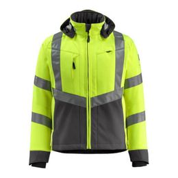 Mascot Blackpool Soft Shell Jacke Gr&ouml;&szlig;e M, hi-vis gelb/dunkelanthrazit (15502-246-1718-M)