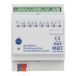 MDT technologies Bin&auml;reingang 8-fach 4TE REG, potentialfrei BE-08000.02)