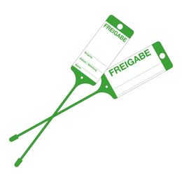 EICHNER PP-Warenanhänger grün Freigabe (9219-00772)
