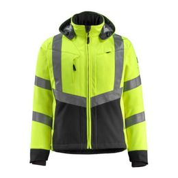 Mascot Blackpool Soft Shell Jacke Größe M, hi-vis gelb/schwarz (15502-246-1709-M)