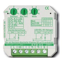 SCHALK Universal-Tastdimmer UP 230VAC 0-500VA ETD U2 (ETDU29)