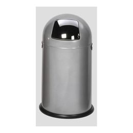Var Abfallsammler 40 L ohne Fußpedal silber 37 l (43101)