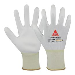 HASE Montagehandschuhe Padua Gr&ouml;&szlig;e 8, Nylon wei&szlig; (508200-8)