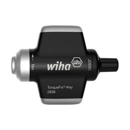 wiha Drehmoment-Schraubendreher mit Schlüsselgriff TorqueFix® Key fest voreingestellte Drehmomentbegrenzung 1,1 Nm, 4 mm (38556)