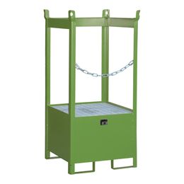 Bauer S&uuml;dlohn Fass-Stapelpalette FSP-1, lackiert, Resedagr&uuml;n (4442-03-0000-6011)