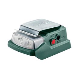 Metabo Akku-Power-Adapter PowerMaxx PA 12 LED-USB 12 V Anschluss + 5 V USB + LED-Licht; Karton (600298000)