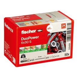 Fischer D&uuml;bel DuoPower 6x30 S LD (535459)