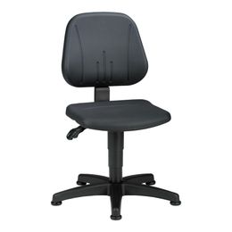 bimos Arbeitsdrehstuhl Unitec mit Gleiter und PU-Schaum schwarz Sitzhöhe 440-620 mm (9650-2000)