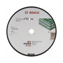 Bosch Trennscheibe gerade Standard for Stone C 30 S BF, 230 mm, 22,23 mm, 3,0 mm (2608603180)