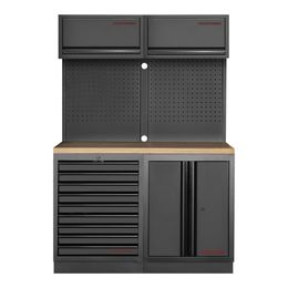 Kraftwerk Mobilio 2er Kombi Oberschrank, Buche Multiplex (3964K-BLK-010)